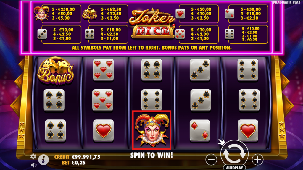 Joker's Jewel Dice: A Return to the Classics - Magic Betting Casino News